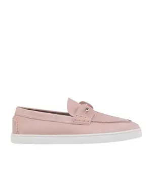 CHRISTIAN LOUBOUTIN Chambeliboat Slip-on Boat Shoes - Vintage Rose