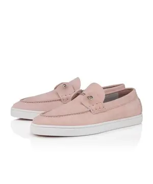 CHRISTIAN LOUBOUTIN Chambeliboat Slip-on Boat Shoes - Vintage Rose