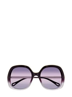 Chloé Eyewear Square-frame Sunglasses - Purple