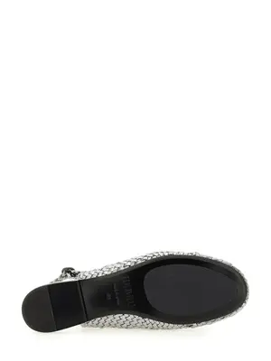 Hereu Braided Slingback Flat Shoes