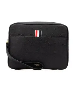 Thom Browne Zipped Pouch Bag - Black