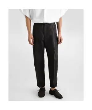Dolce & Gabbana Tailored Press Crease Trousers - Black