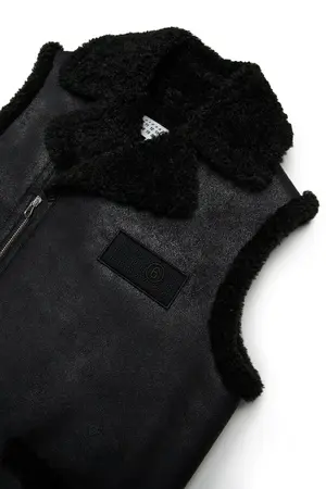 MAISON MARGIELA Sheepskin Effect Gilet