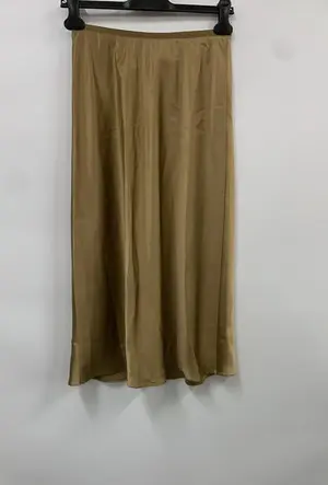 Max Mara Carnet Satin Midi Skirt