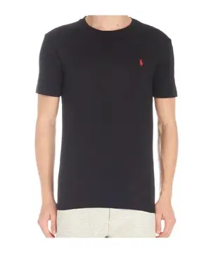 Polo Ralph Lauren Pony Embroidered Crewneck T-shirt - Black