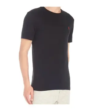 Polo Ralph Lauren Pony Embroidered Crewneck T-shirt - Black