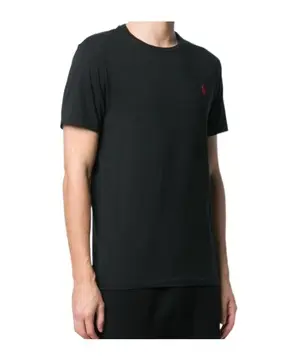 Polo Ralph Lauren Pony Embroidered Crewneck T-shirt - Black