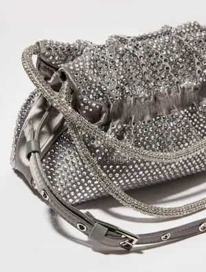 MAXCO. Embellished Rhinestone Shoulder Bag