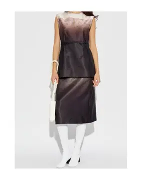 JIL SANDER Sleeveless Floral Print Top