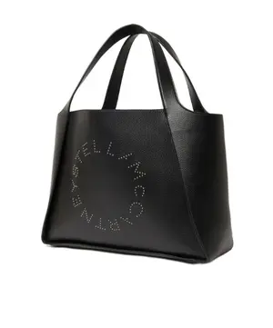 Stella McCartney Logo Detail Tote Bag - Black