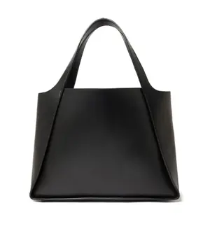 Stella McCartney Logo Detail Tote Bag - Black