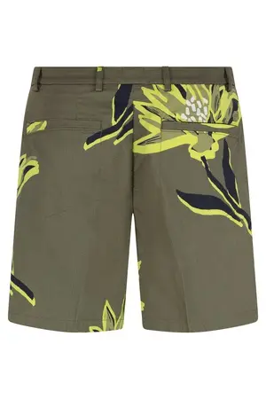 Hugo Boss Printed Bermuda Shorts - Green