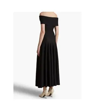 Khaite Ava Flared Maxi Dress