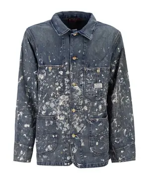 Polo Ralph Lauren Hand-painted Denim Trucker Jacket