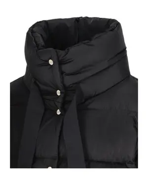 Herno High-neck Drawstring Padded Jacket - Black