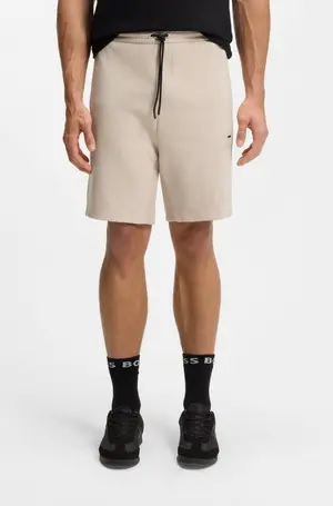 Hugo Boss Stretch Shorts With Drawstring Waist