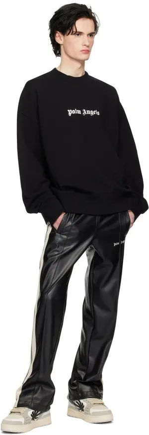 Palm Angels Logo Printed Crewneck Sweatshirt