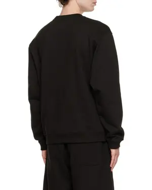 Kenzo Boke Flower Crest Logo Embroidered Crewneck Sweatshirt