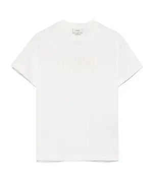 Fendi Logo-embroidered T-shirt - Gray