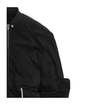 Rick Owens Drawstring Waist Bomber Jacket