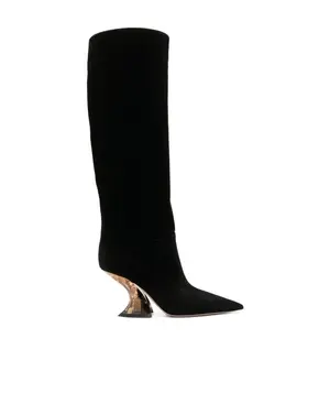 Casadei Elodie Knee-high Pointed Toe Boots