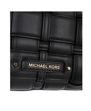 Michael Kors Ivy Woven Leather Tote Bag
