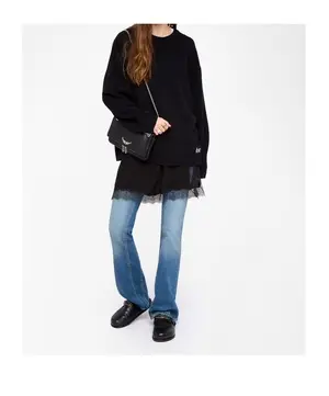 Zadig&Voltaire Oversized Embroidered Knit Jumper