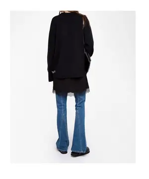 Zadig&Voltaire Oversized Embroidered Knit Jumper