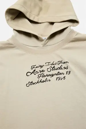 Acne Studios Layered Hooded Sweatshirt