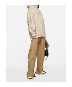 Acne Studios Layered Hooded Sweatshirt