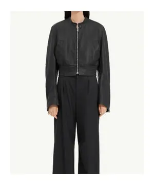 MAISON MARGIELA Cropped Bomber Jacket