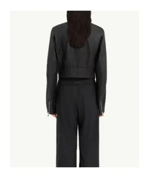 MAISON MARGIELA Cropped Bomber Jacket