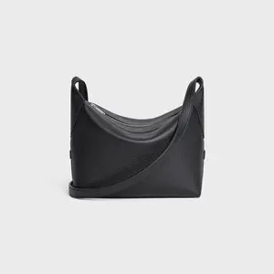 Celine Harry Grained Calfskin Crossbody Bag - Black