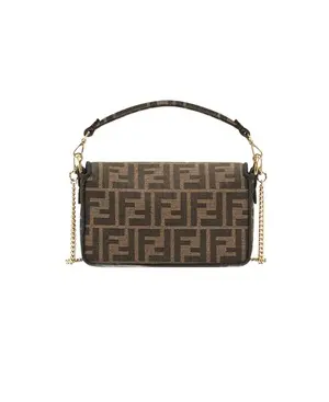 Fendi Ff Jacquard Shoulder Bag