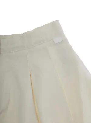 IL GUFO Button Detailed Pleated Skirt