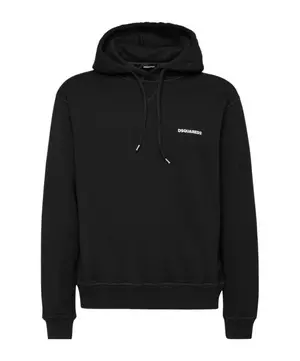 Dsquared2 Ceresio Map Cool Fit Hoodie - Black