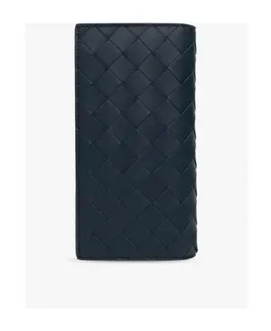 Bottega Veneta Logo Wallet - Blue