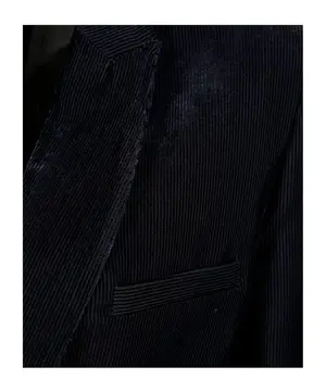 FORTE_FORTE Corduroy Blazer With Notched Lapel
