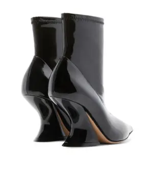 Casadei Elodie Patent Ankle Boots