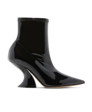 Casadei Elodie Patent Ankle Boots