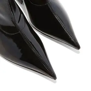 Casadei Elodie Patent Ankle Boots