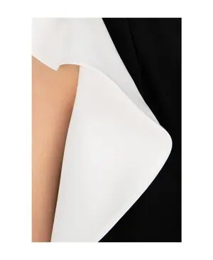 Givenchy One Shoulder Ruffle Dress