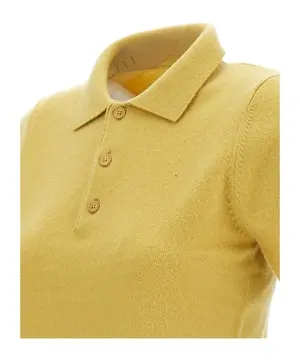 Extreme Cashmere Short Sleeve Polo Top