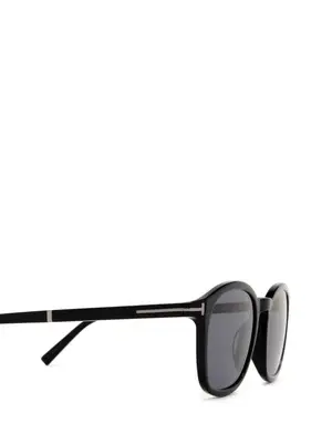 TOM FORD Jason Round Frame Polarized Sunglasses