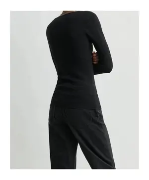 TOTEME Long-sleeved Knitwear - Black