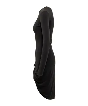 Coperni Asymmetrical Mini Dress With Buckle Detail