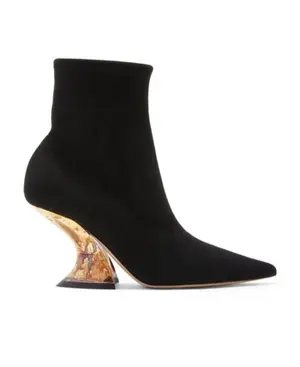 Casadei Elodie Sculpted Heel Ankle Boots