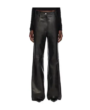Magda Butrym Horn Shaped Spliced Casual Pants