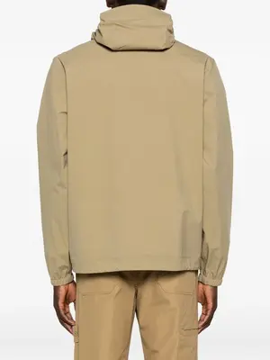 Moncler Hooded Shell Jacket - Light Brown