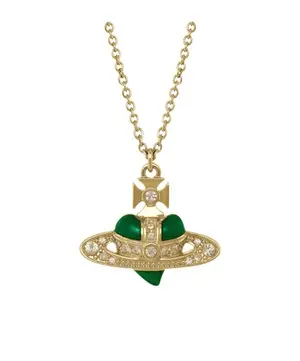 VIVIENNE WESTWOOD Orb-pendant Necklace - Green